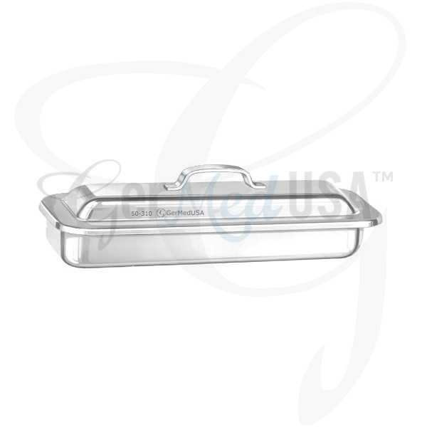 Instrument Tray and Cover Size 22.5x12.5x5cm | GerMedUSA Inc.