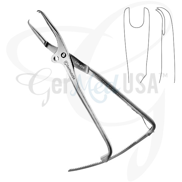 Bishop Bone Forceps With Ratchet | GerMedUSA Inc