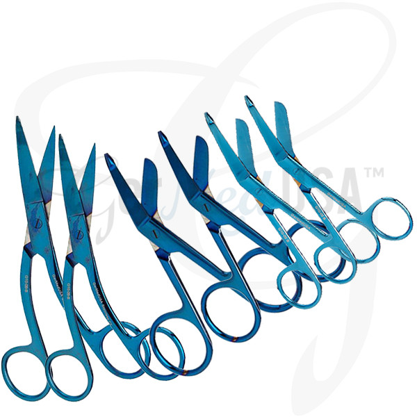 Blue Color Coated Bandage Scissors | Discounted up to 58% | GerMedUSA Inc