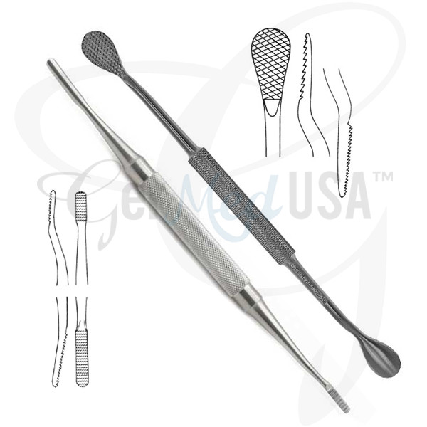 Bone Rasp Straight Double Ended | GerMedUSA Inc