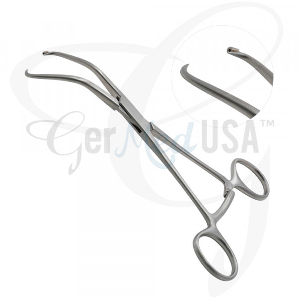 Bone Reduction Forceps Curved With Guide | GerMedUSA Inc