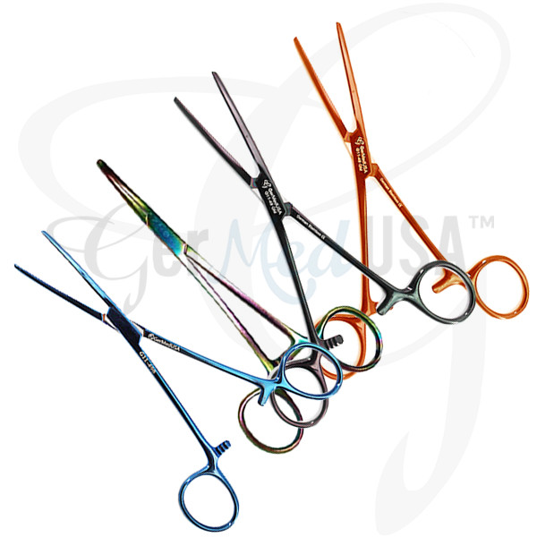 Carmalt Forceps 8" Straight Color Coated | 20% Discount