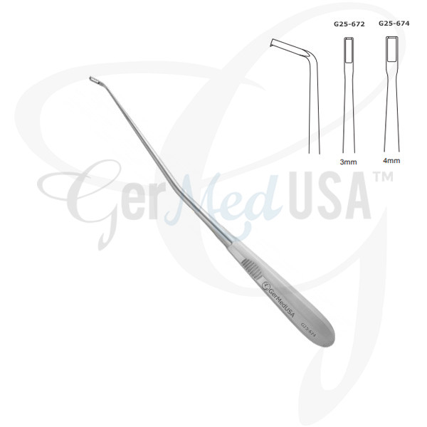 Caspar Bone Curette Angled | GerMedUSA Inc