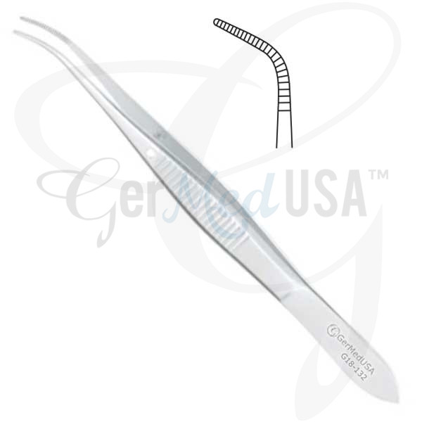 Eye Dressing Serrated Forceps | GerMedUSA Inc.