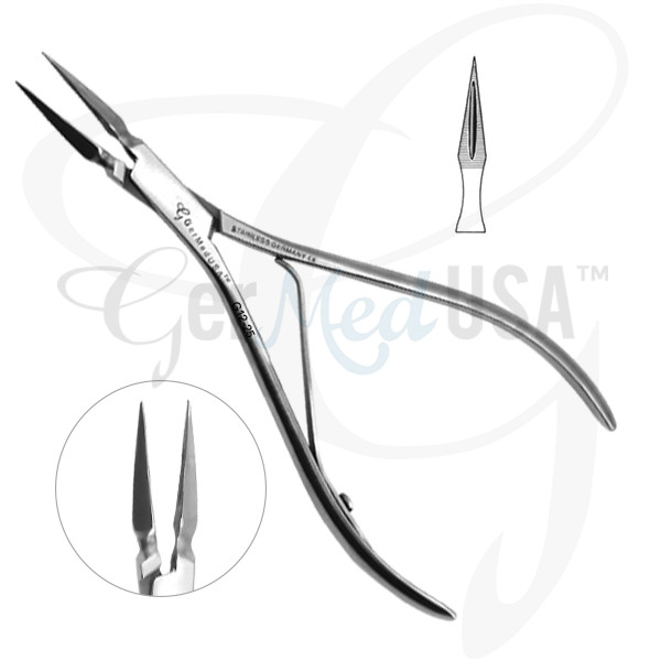 Virtus Splinter Forceps Straight 6" | GerMedUSA Inc