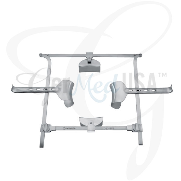 Franz Abdominal Retractor Eight Blades Folds For Easy Storage