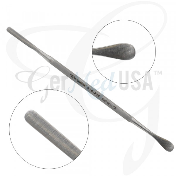Spatula And Packer 6" Oval Spatula 7mm Wide and 2x25mm Packer