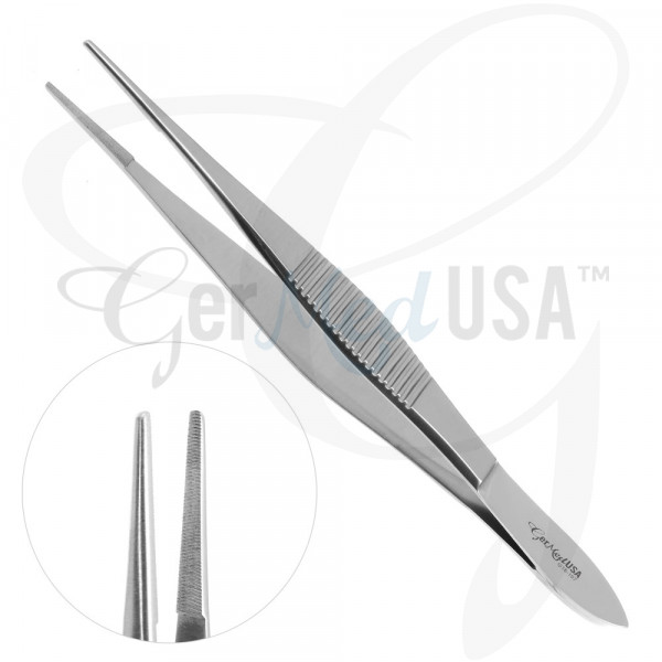 Wills Hospital Utility Forceps 4" Cross Serrated On Tips