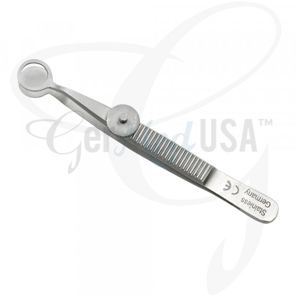 Lambert Chalazion Forceps 11mm Diameter 3 1/2" | GerMedUSA Inc.