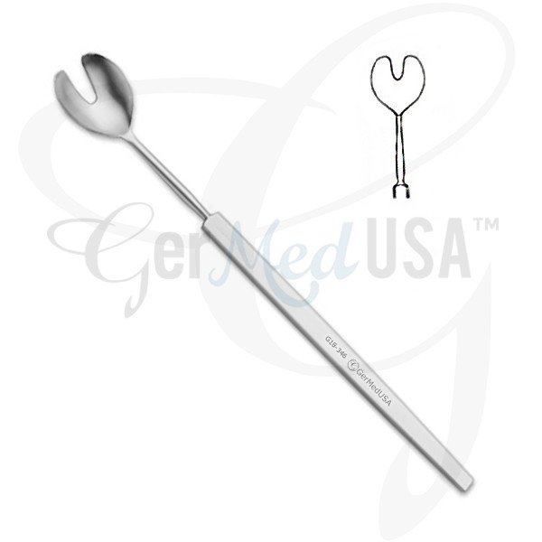 Wells Enucleation Spoon 21mm Cup 6" | Surgical | GerMedUSA Inc.