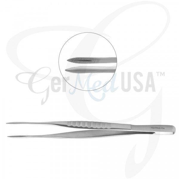 Moorfield Forceps 10cm 13mm Serration | GerMedUSA Inc.