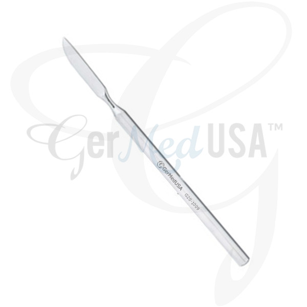 Knife 5" Solid Octagon Handle Straight Back 25mm Curved Edge