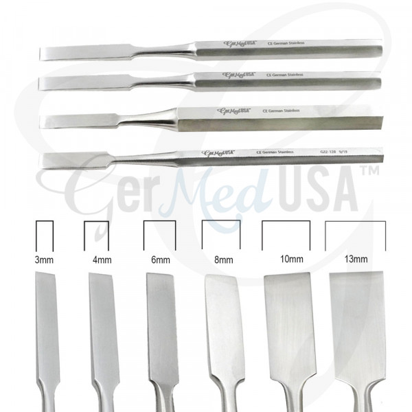 Hoke Osteotomes Straight Set of 6 | 20% Off | GerMedUSA Inc.