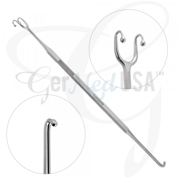 Cottle Knife Guide and Retractor Double Ended 8" | GerMedUSA