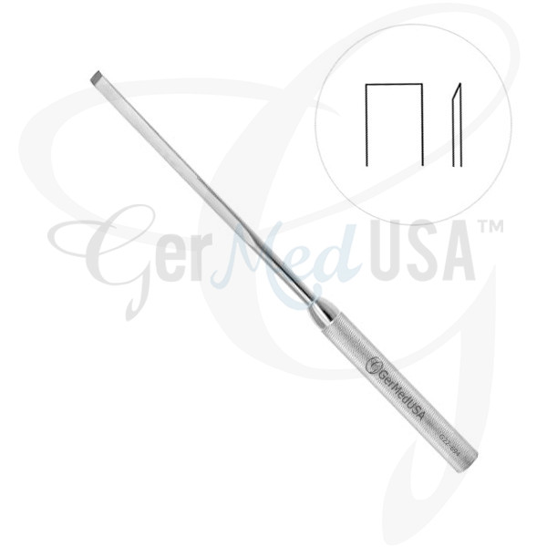 Spinal Fusion Chisel 9 1/2" Straight 6mm | GerMedUSA Inc