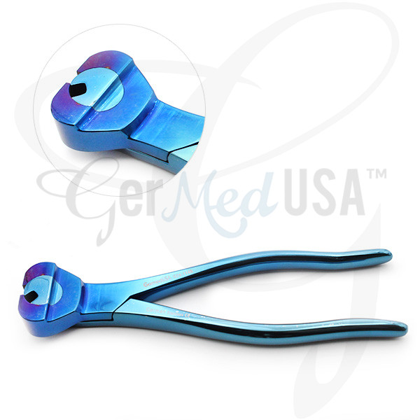 Diamond Pin Cutter 6 1/2" Max 5/64" (2.0mm) Blue Plasma Coated