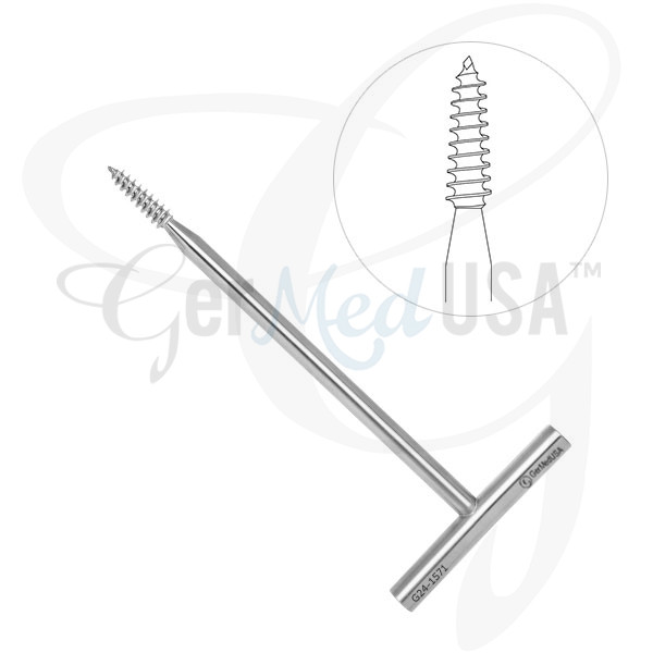 Extractor Femoral Head 8 1/2" T-Handle | GerMedUSA Inc