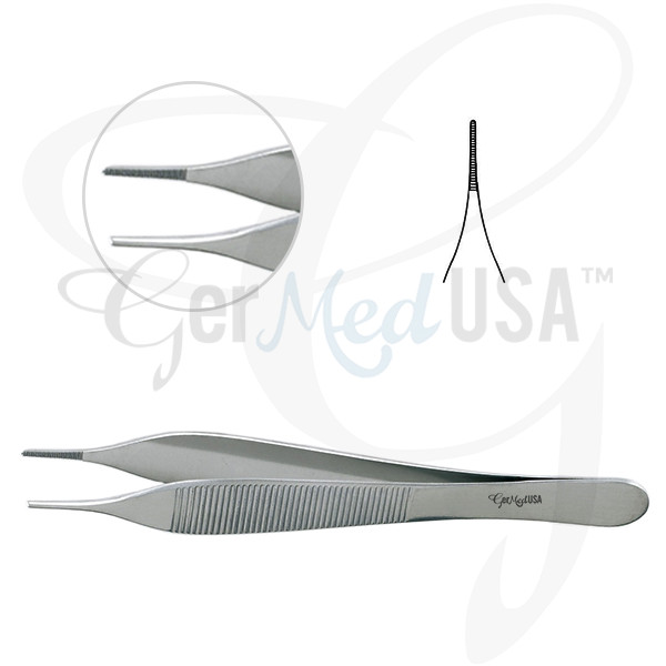 Hudson Dressing Forceps 4 3/4 Inch Serrated | GerMedUSA