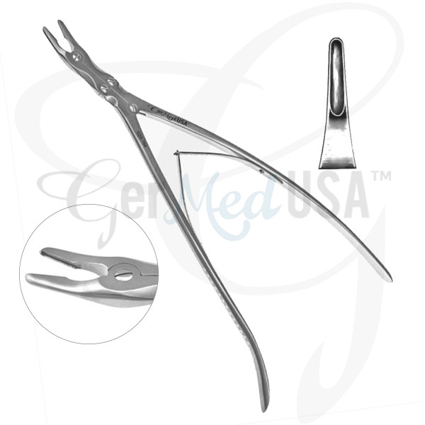 Dale Rongeur 14" Curved 3mm Double Action | GerMedUSA Inc