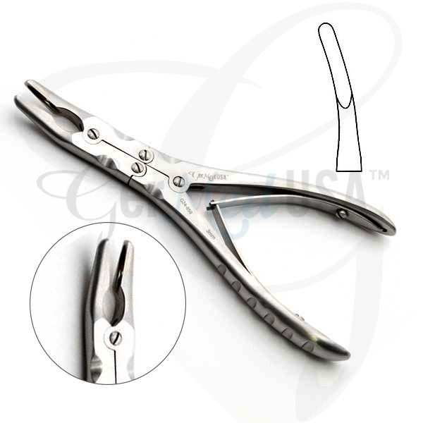 Marquardt Rongeur 8" Slight Curve 3mm | GerMedUSA Inc