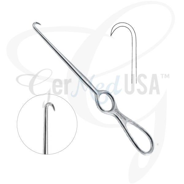 Volkmann Bone Hook 9 1/2" Sharp 20mm | GerMedUSA Inc