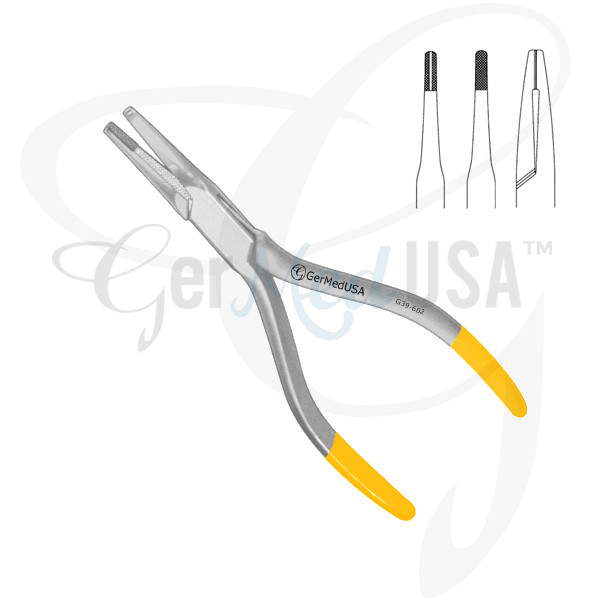 Pin Puller Pliers 5 1/2" With Groove Tungsten Carbide | GerMedUSA Inc