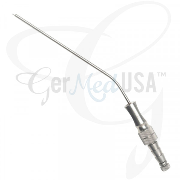 Frazier Suction Tube Finger Cut-Off Angled 9 Fr | GerMedUSA Inc.