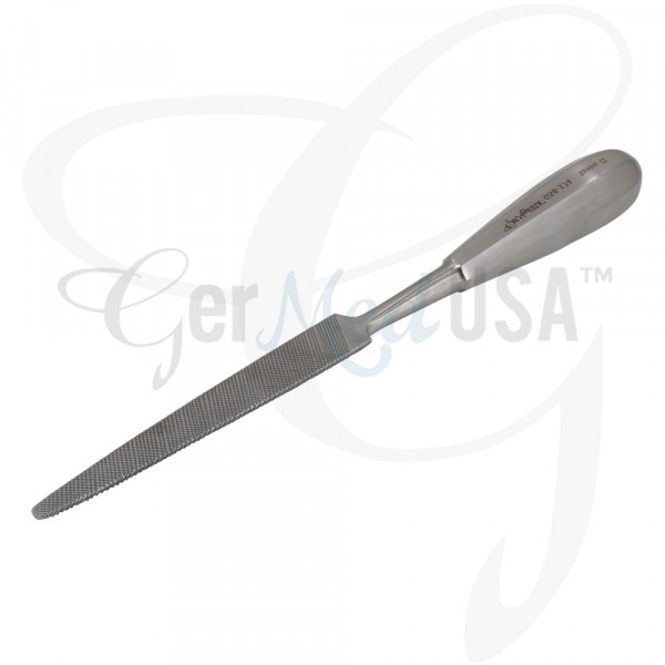 Bone File 11" Convex / Flat Tapered 6mm | GerMedUSA