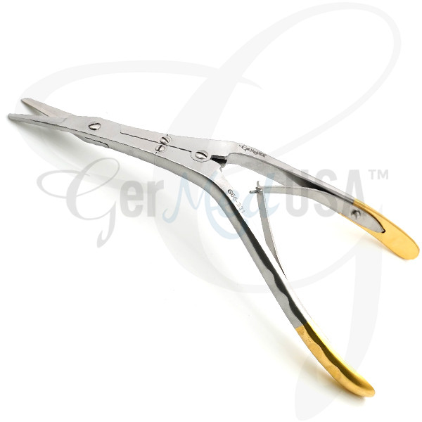Caplan Nasal Bone Scissors 8" Double Action Serrated TC
