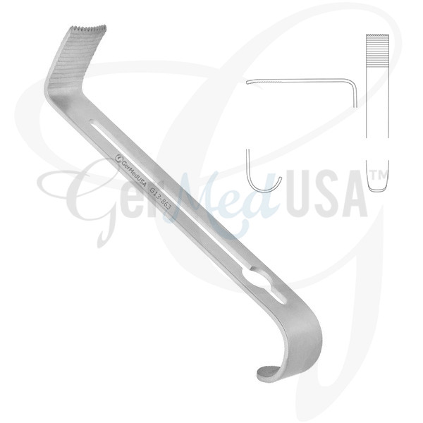 Henly Retractor Serrated | GerMedUSA