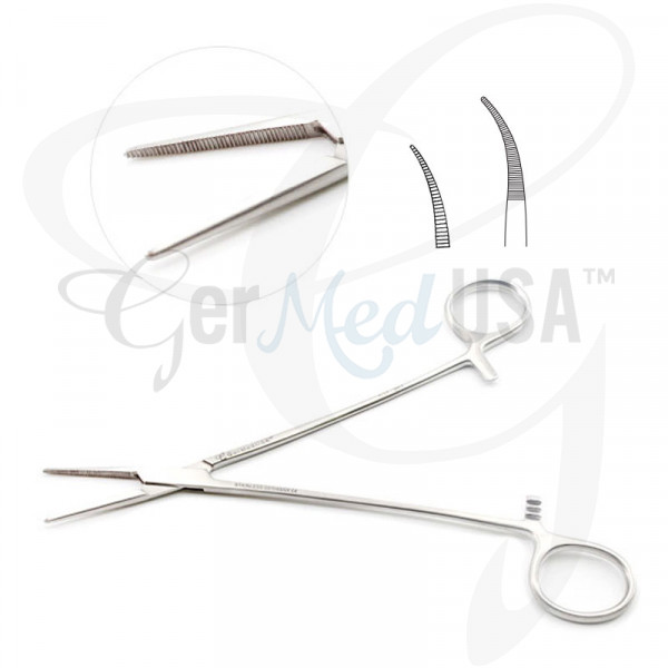 Jacobson Micro Mosquito Forceps Curved | GerMedUSA Inc
