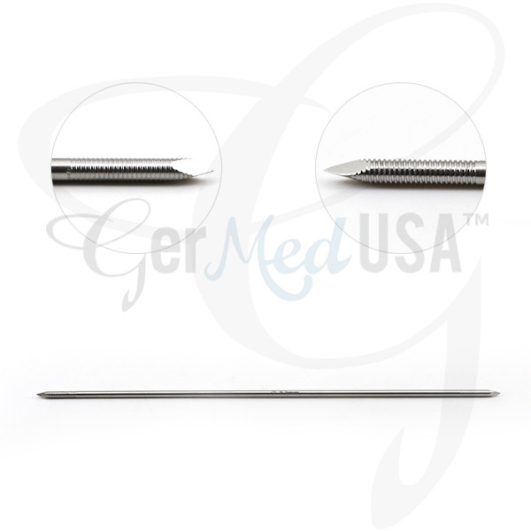 K Wires Double Trocar Threaded 1.4mm .054" | GerMedUSA Inc