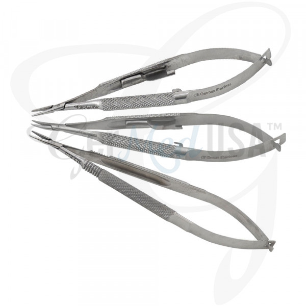 Micro Needle Holders Round Handle | GerMedUSA Inc