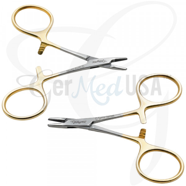 Mini Needle Holder 3.5" Tungsten Carbide | GerMedUSA Inc.