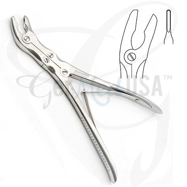 Leksell Rongeur Strong Curved | Orthopedic Instruments