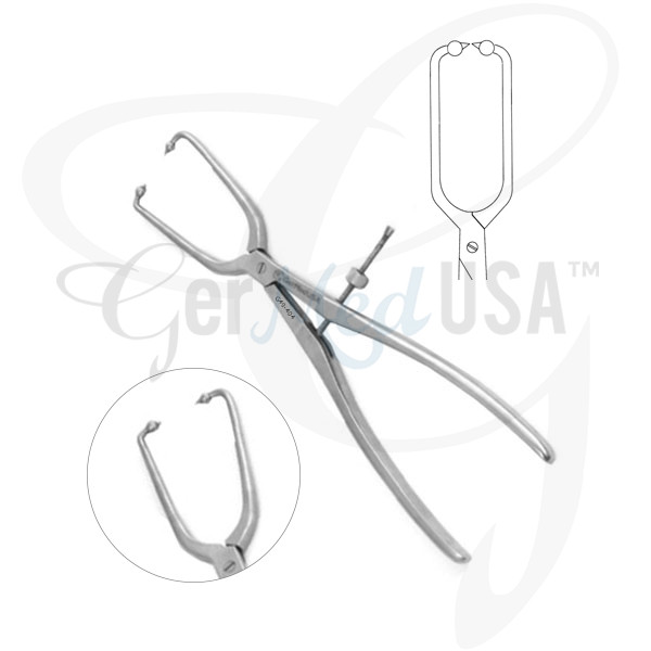 Pelvic Reduction Forceps Straight | GerMedUSA Inc
