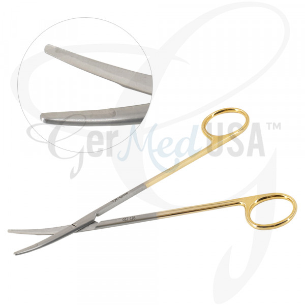 Ragnell (Kilner) Dissecting Scissors Curved Tungsten Carbide
