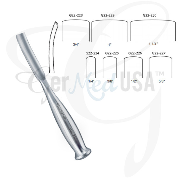 Smith Pete Gouge Curved | GerMedUSA Inc