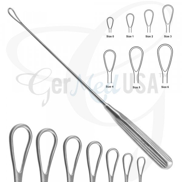 Evans Metal Uterine Endometrial Curette Medgyn Randall Endometrial