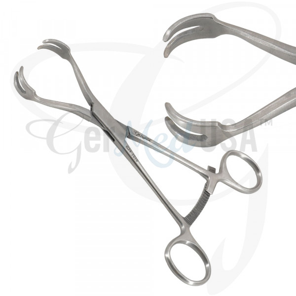 Twin Point Fragment Reduction Forceps Curved | GerMedUSA Inc